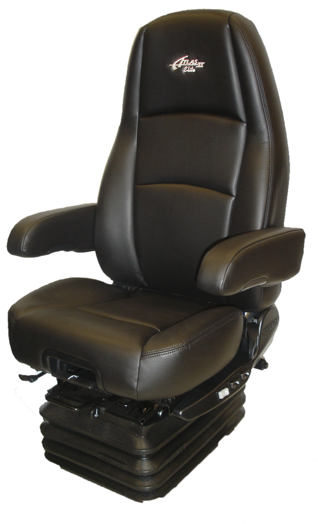 Sears Atlas II High Back DLX Seat- Black Ultra Leather - Bells&Whistles